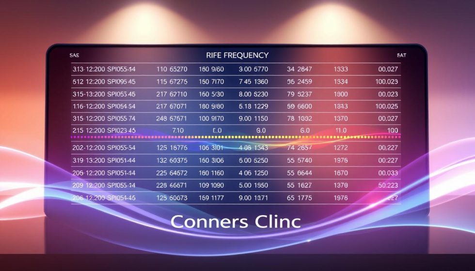 Discover the Rife Machine Frequency List for Targeted Healing